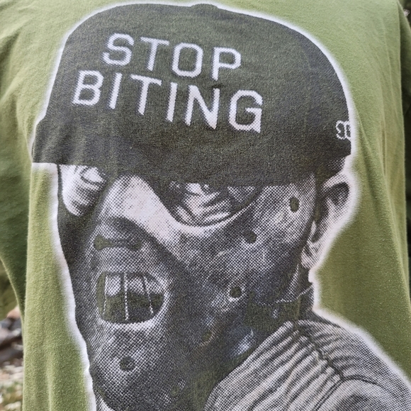 ninegrand | Shirts | Hannibal Lecter Stop Biting Shirt | Poshmark